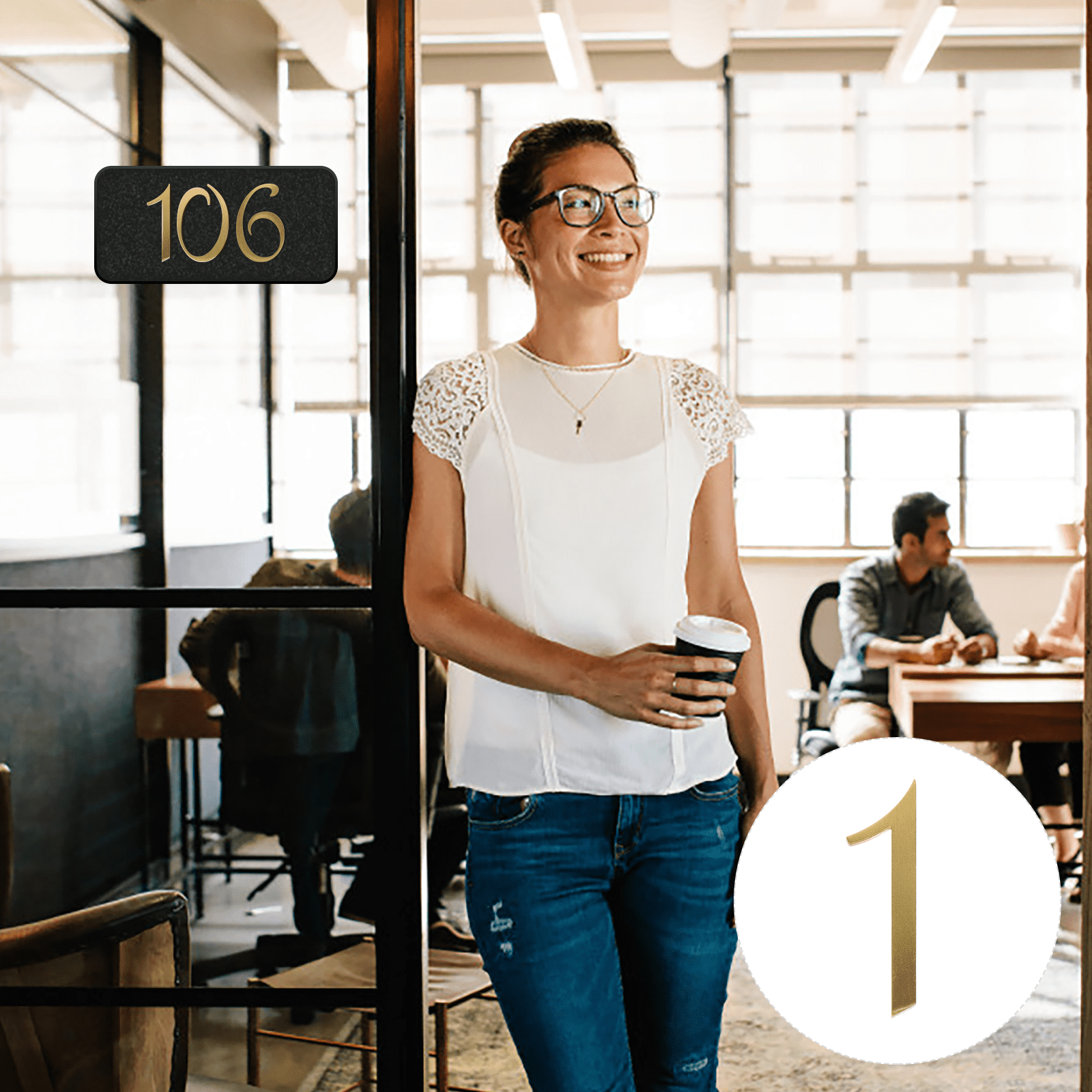 HEMOTON Golden Number with Highquality Craftsmanship for Decor Durable ...