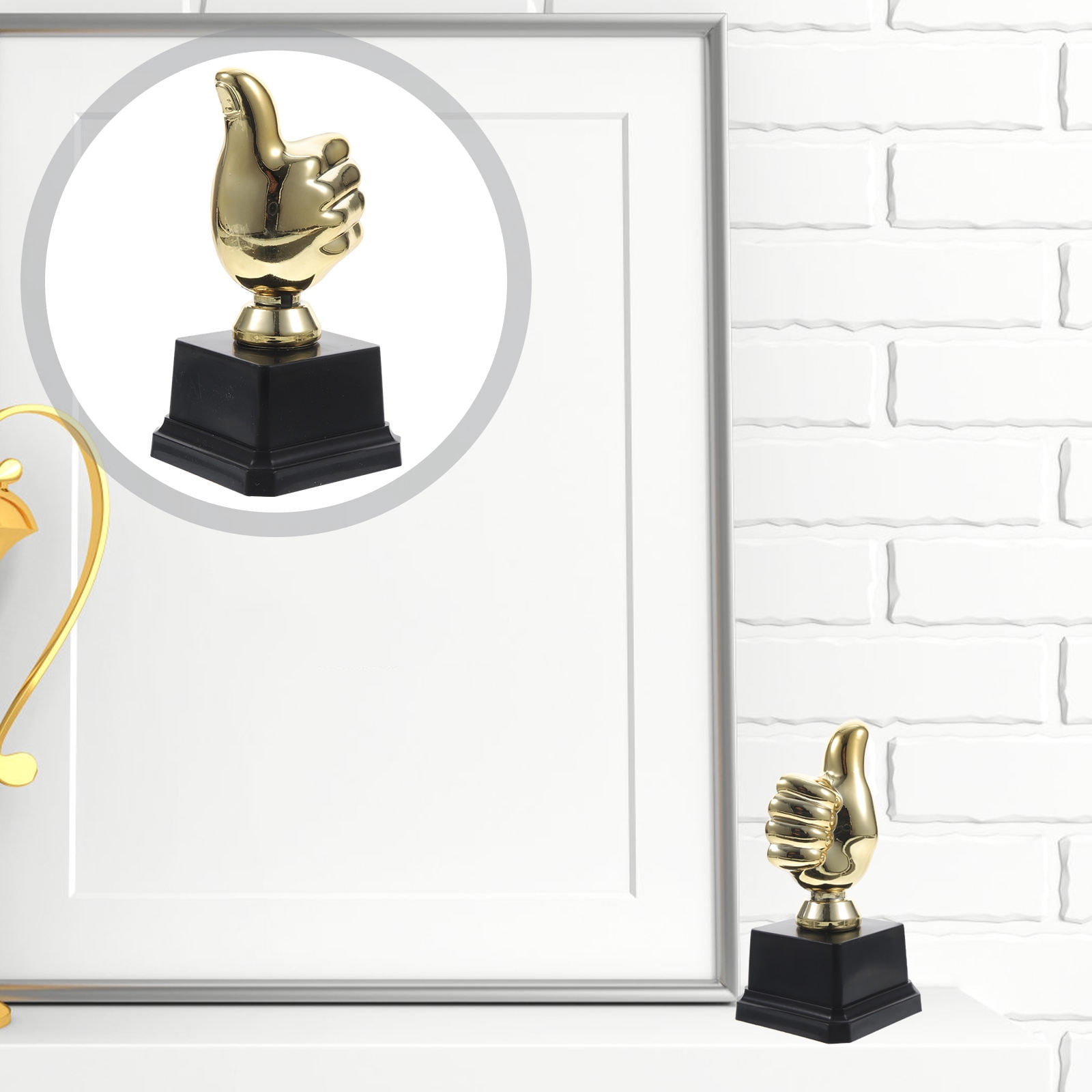 HEMOTON Golden Plastic Trophy Award for Team Gifts Classroom Supplies ...