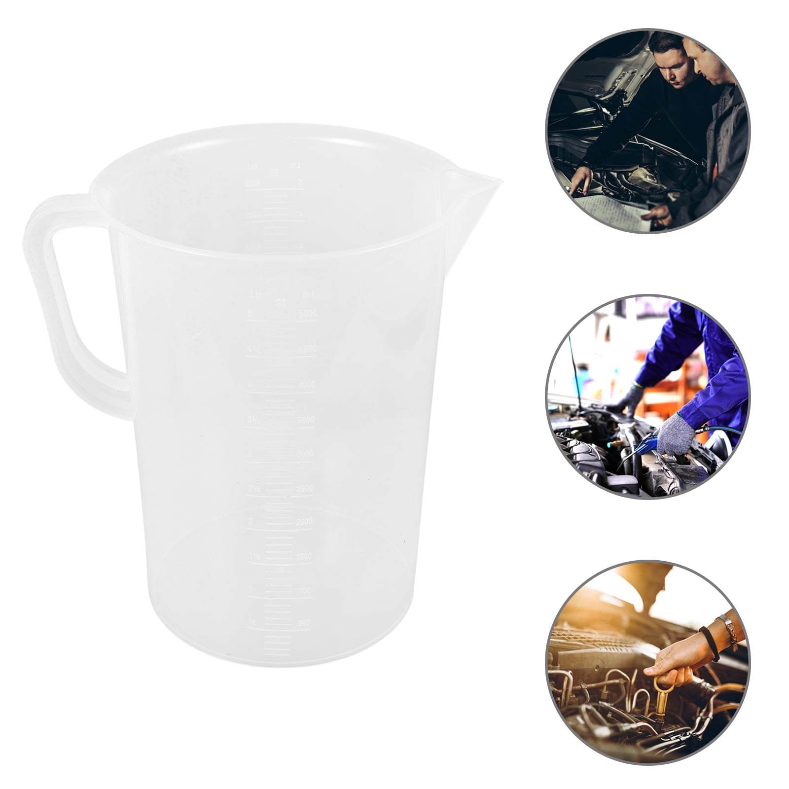 HEMOTON Graduated Measuring Cup Large Capacity Liquid Measuring Cup Oil ...