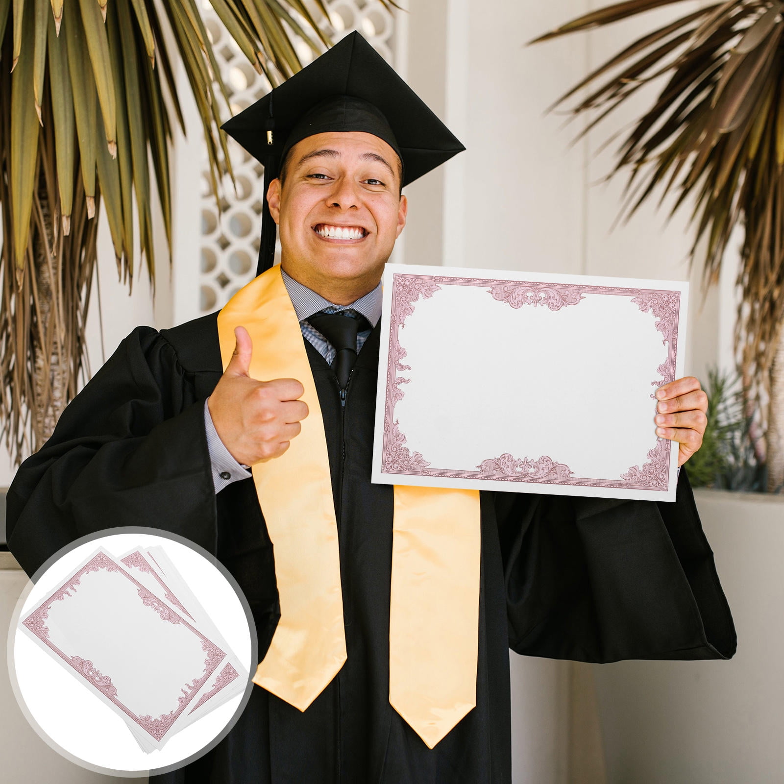 HEMOTON Green Certificate Paper for Printing with Smooth Writing ...