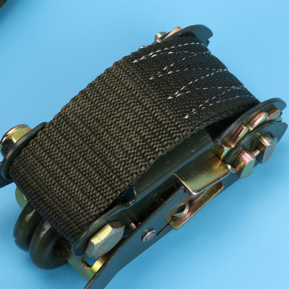 HEMOTON Heavy Duty Green Ratchet Straps for Cargo Securement with ...