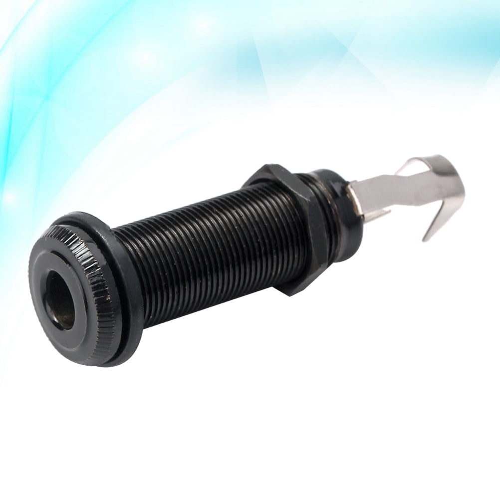 HEMOTON Guitar Mono Jack Cylinder Output Jacks Plug Pickups Sound Pick ...