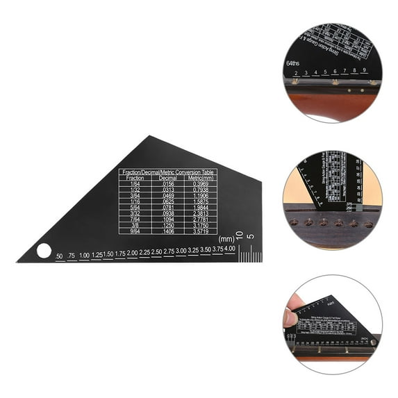 HEMOTON Guitar String Ruler Sliding Rulers for Electric Accessories ...