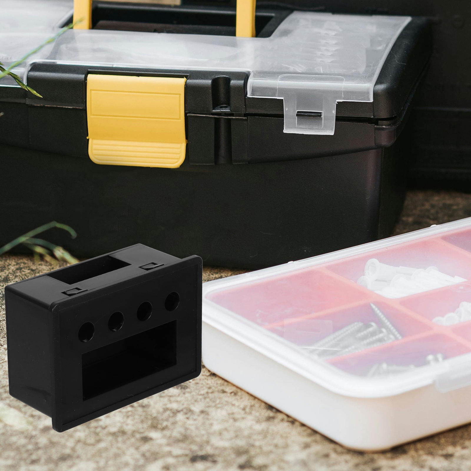 RENACLIPY Black Plastic Breadboard Enclosure for Industrial Protection ...