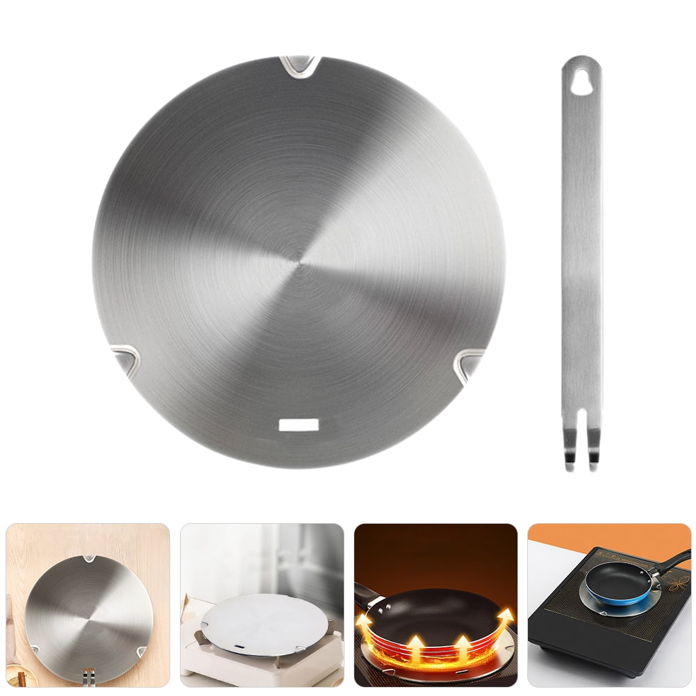 EXHUMKY Induction Adapter Metal Plate Heat Distribution 1Pcs 8.7x8.7x0 ...