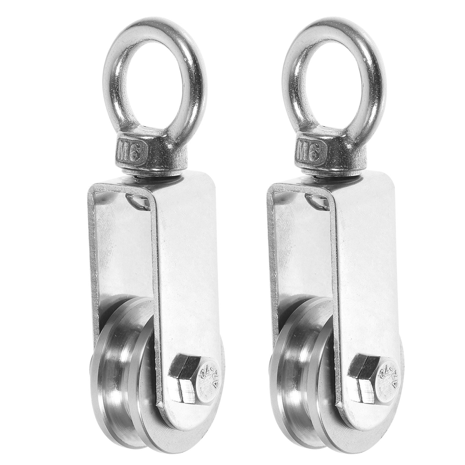 HEMOTON Heavy Duty Pulley System with Stainless Steel Lifting Swivel ...