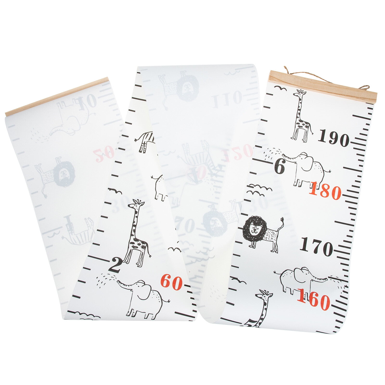 Hytrove Wall Ruler Canvas 1Pcs 7.9in x 78.7in For Kids Room Height ...