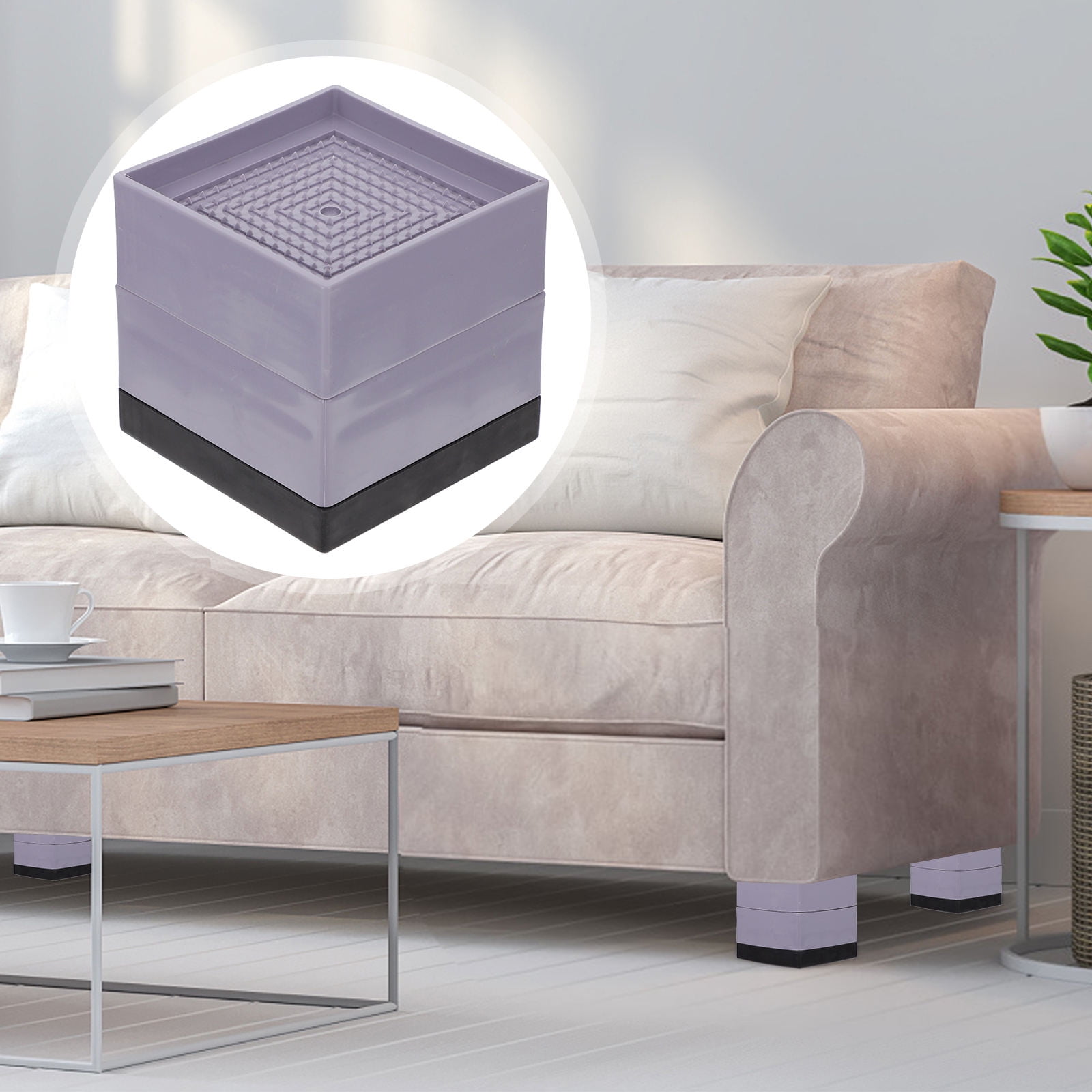 HEMOTON High Bed Riser Bed Foot Booster Chair Risers Work 8.00X8.00X8 ...