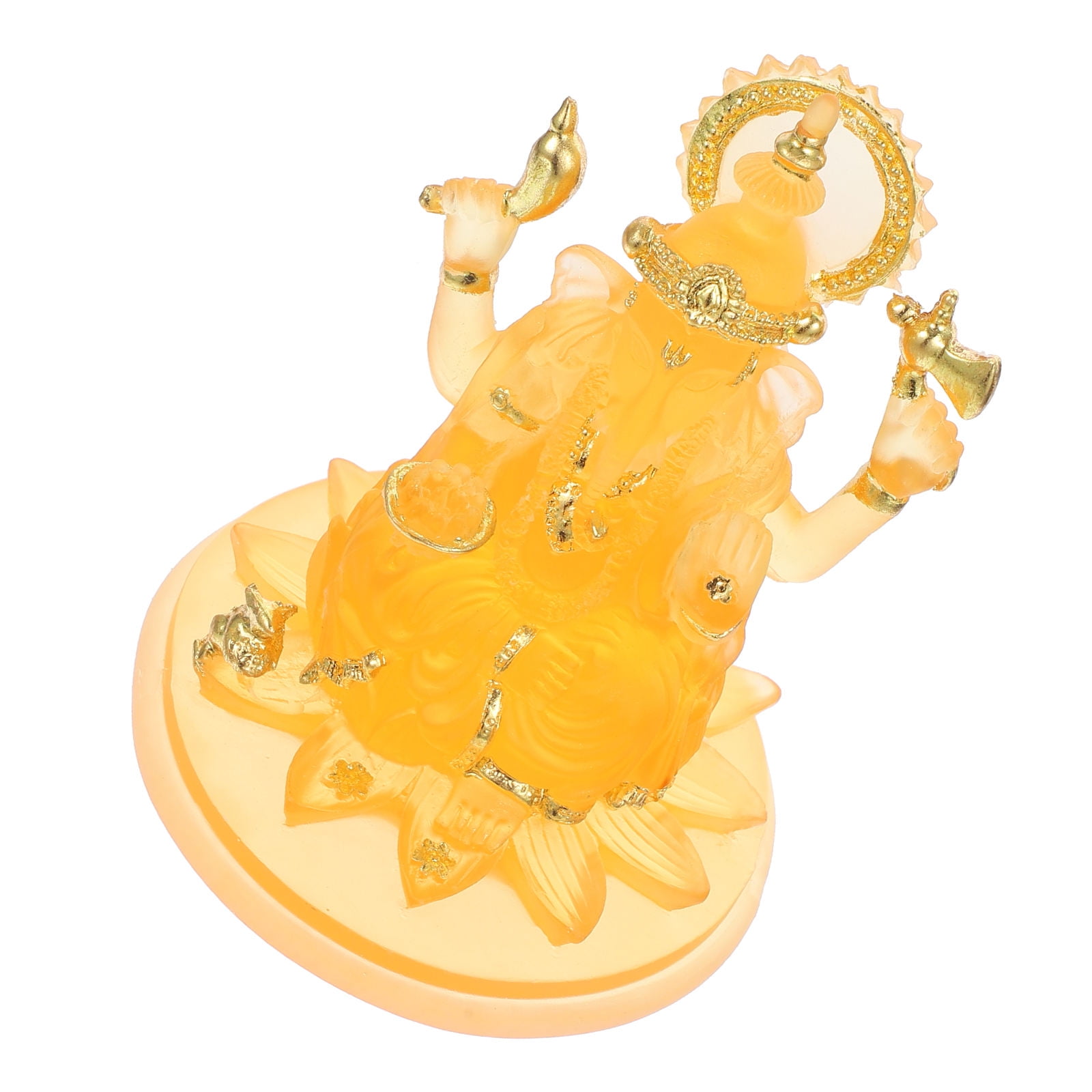 HEMOTON Hindu Ganesha Statue Resin Ganesha Craft Ganesha Figurine ...