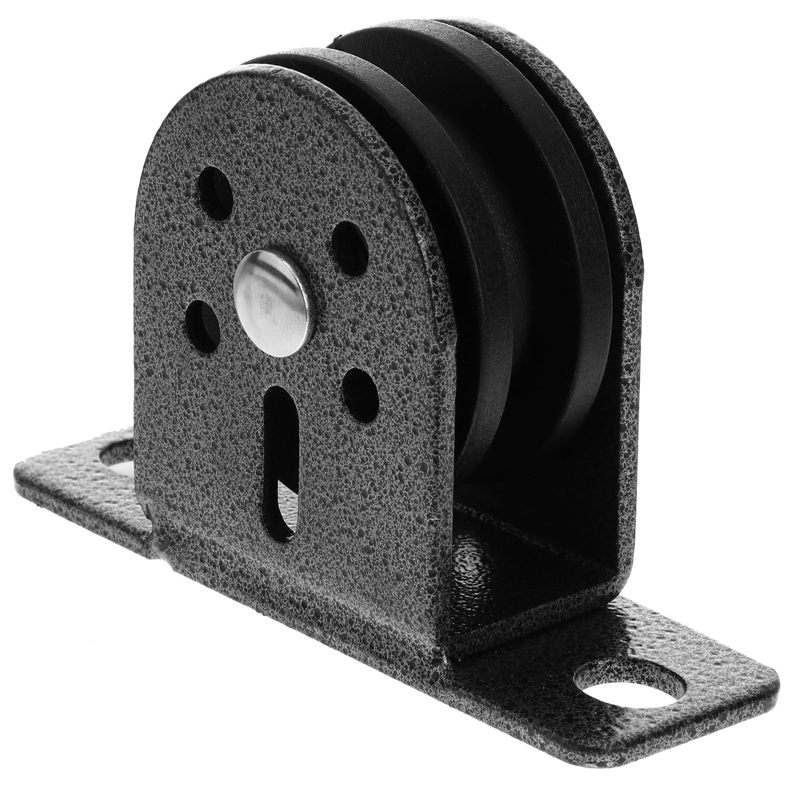 HEMOTON Home Fitness Pulley Fixed Lifting Cable Wheel for Rope Black ...