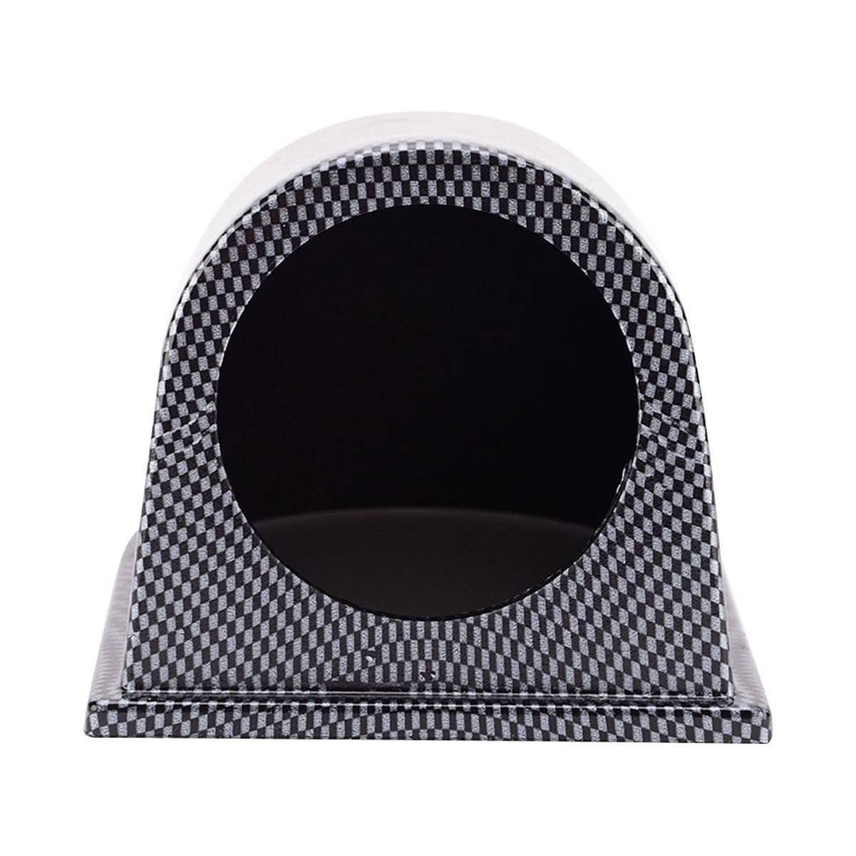 HEMOTON Horizontal Carbon Fiber Look 52mm 1 Hole Triple Dash Mount ...