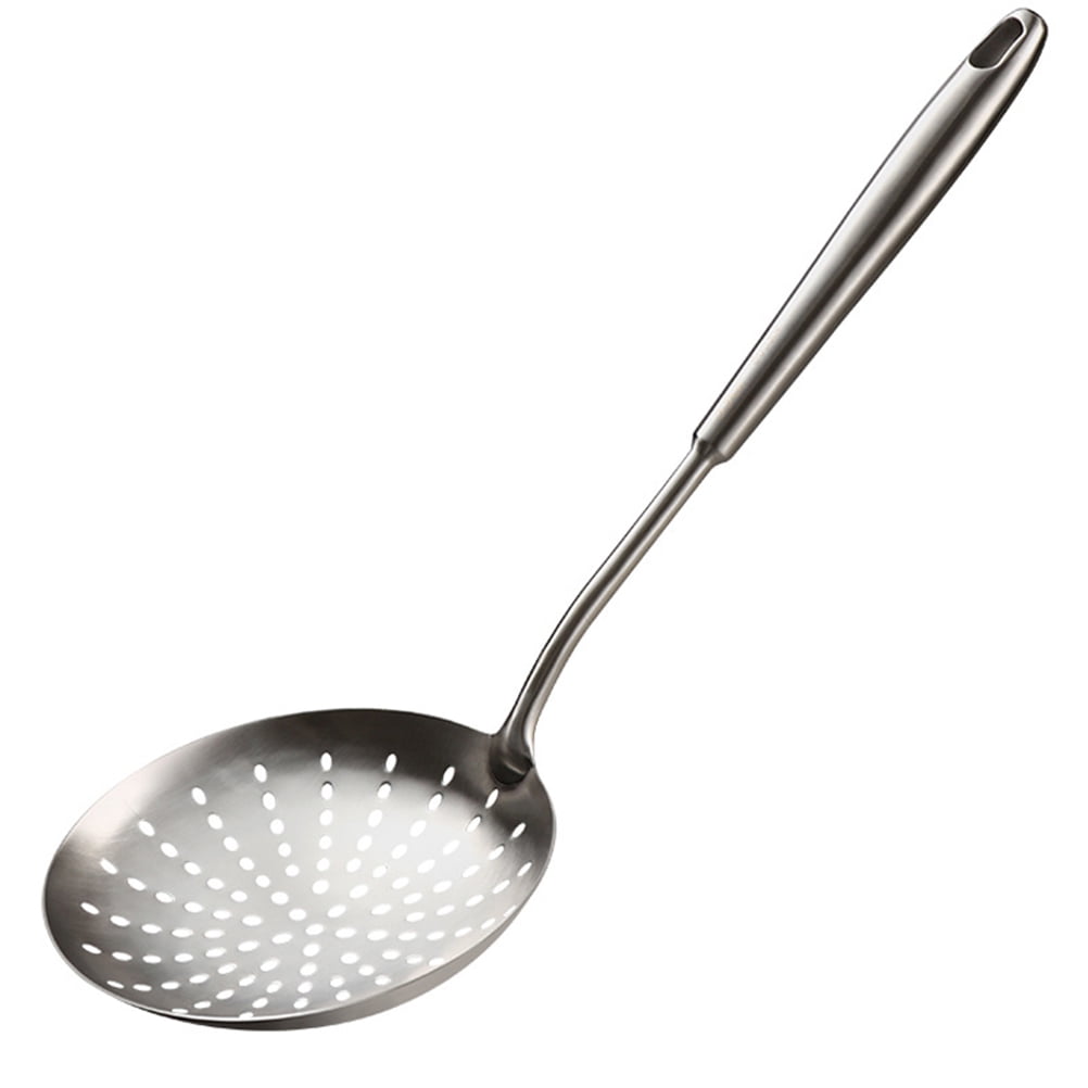 HEMOTON Hot Pot Scoop Stainless Steel Colander Soup Spoon Serving Ladle ...