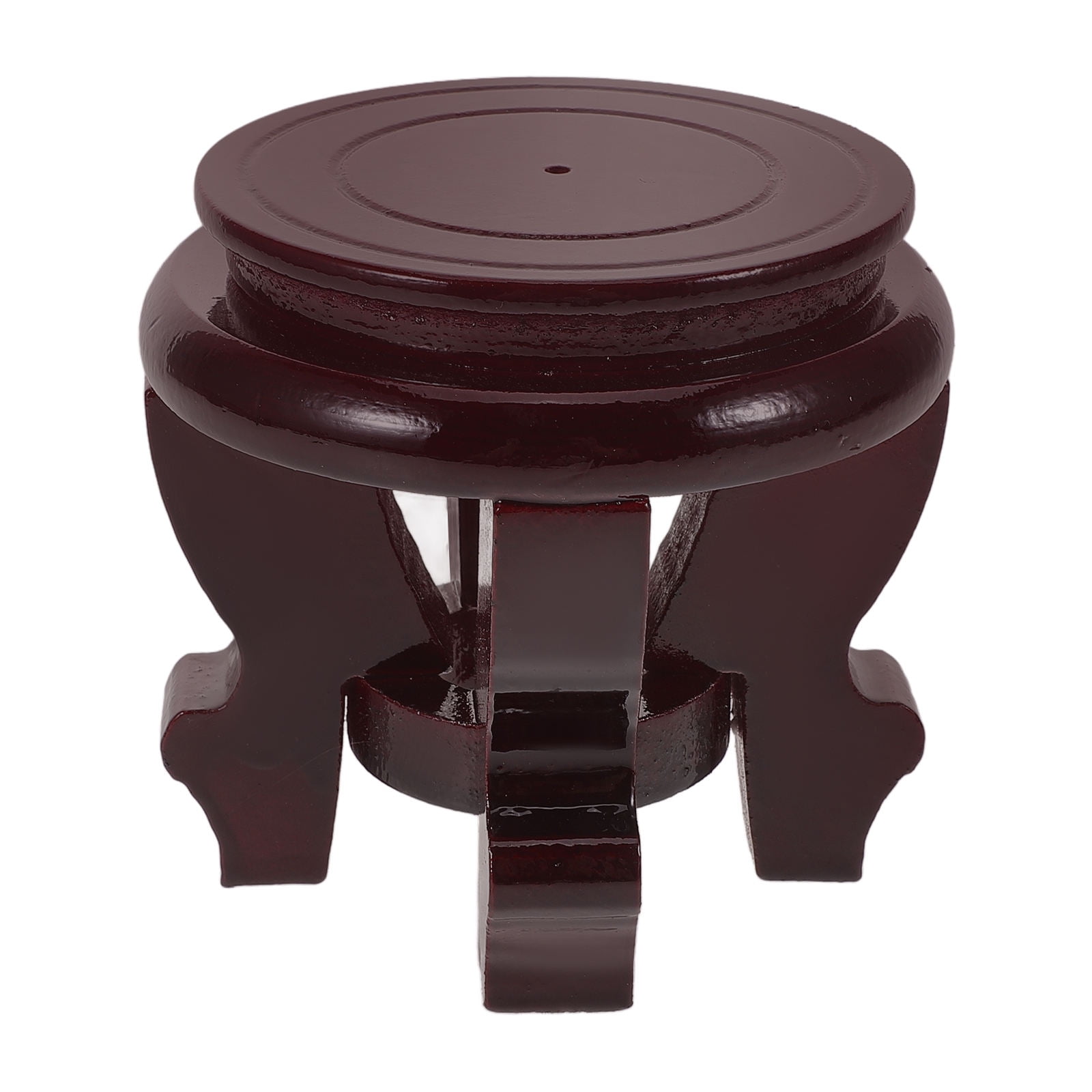 HEMOTON Wooden Flowerpot Stand for Indoors, Plant Display Stool, Vase ...