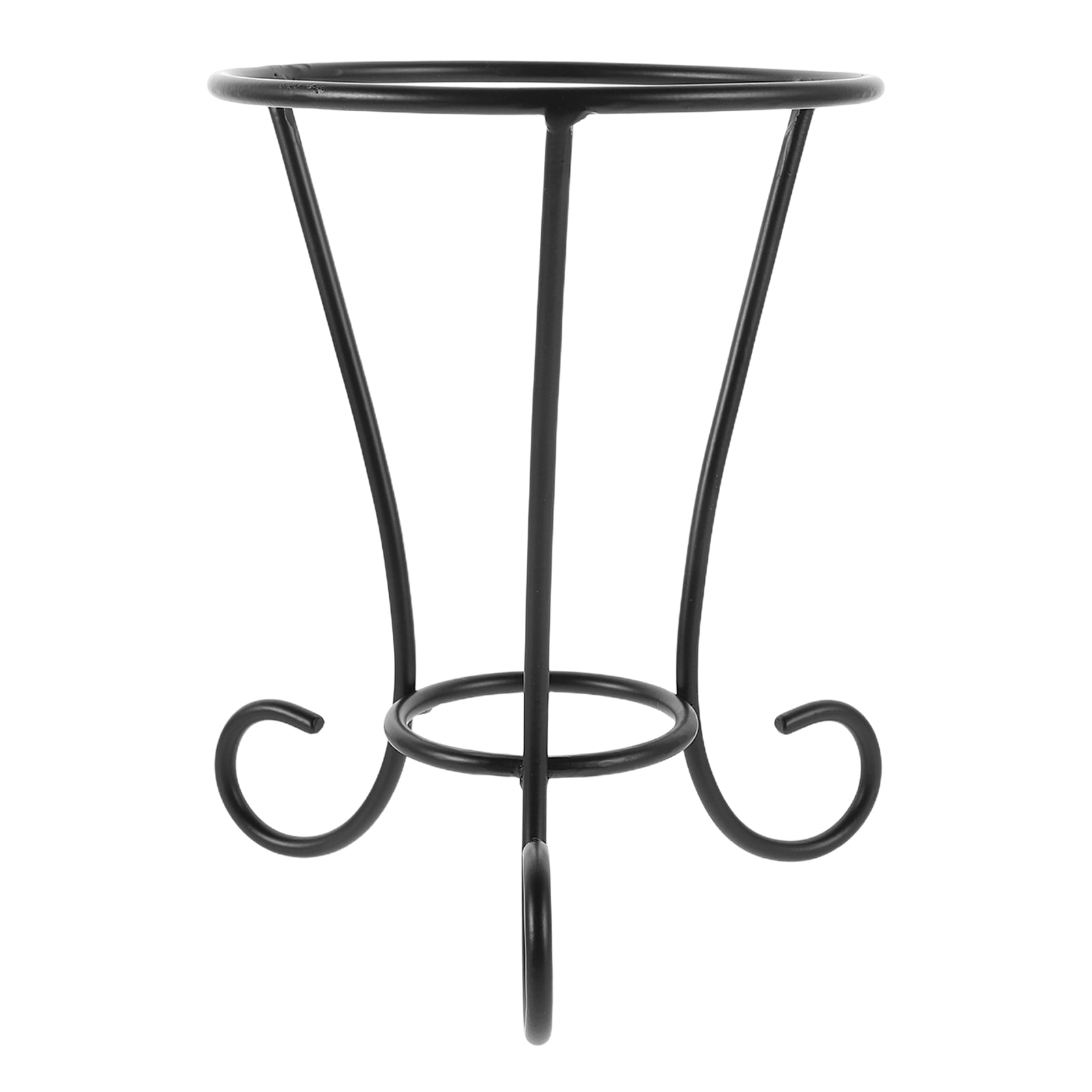 HEMOTON Iron Gazing Ball Stand Outdoor Gazing Ball Display Stand Garden ...