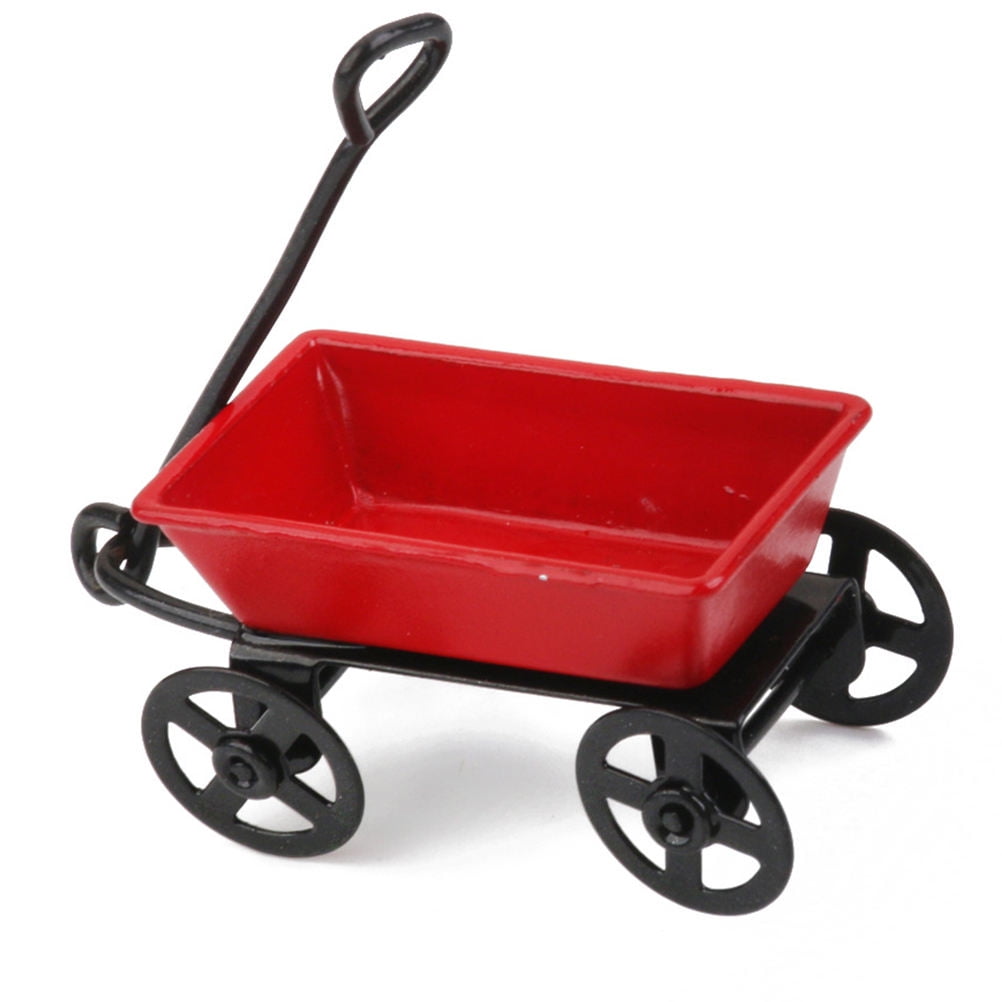 HEMOTON Iron Mini Trolley Model for Decor Assorted Color Compact Size ...