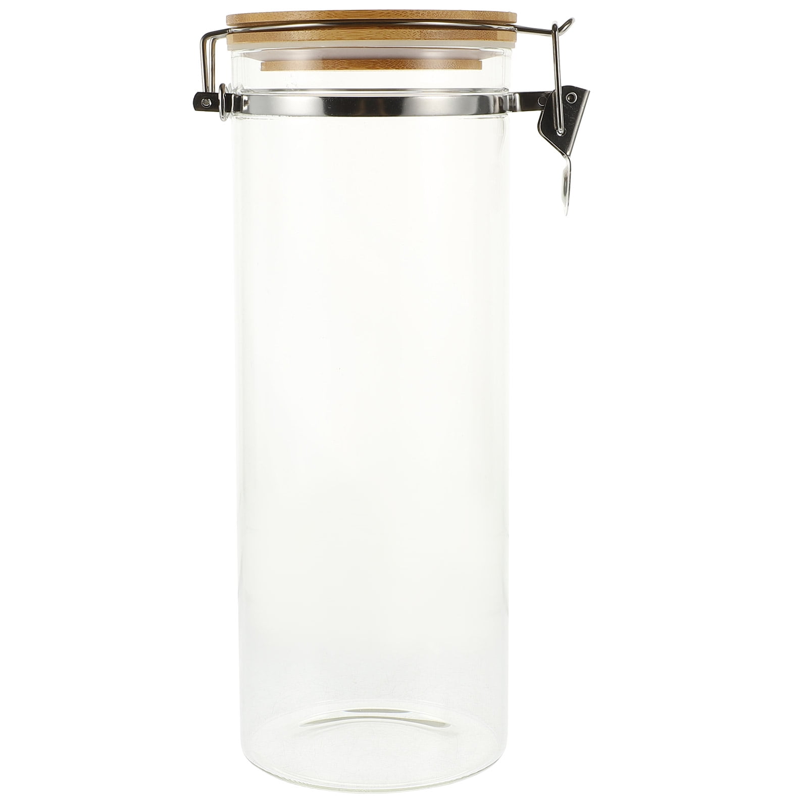 HEMOTON Jars Stainless Steel Storage Tank Restaurant Container ...