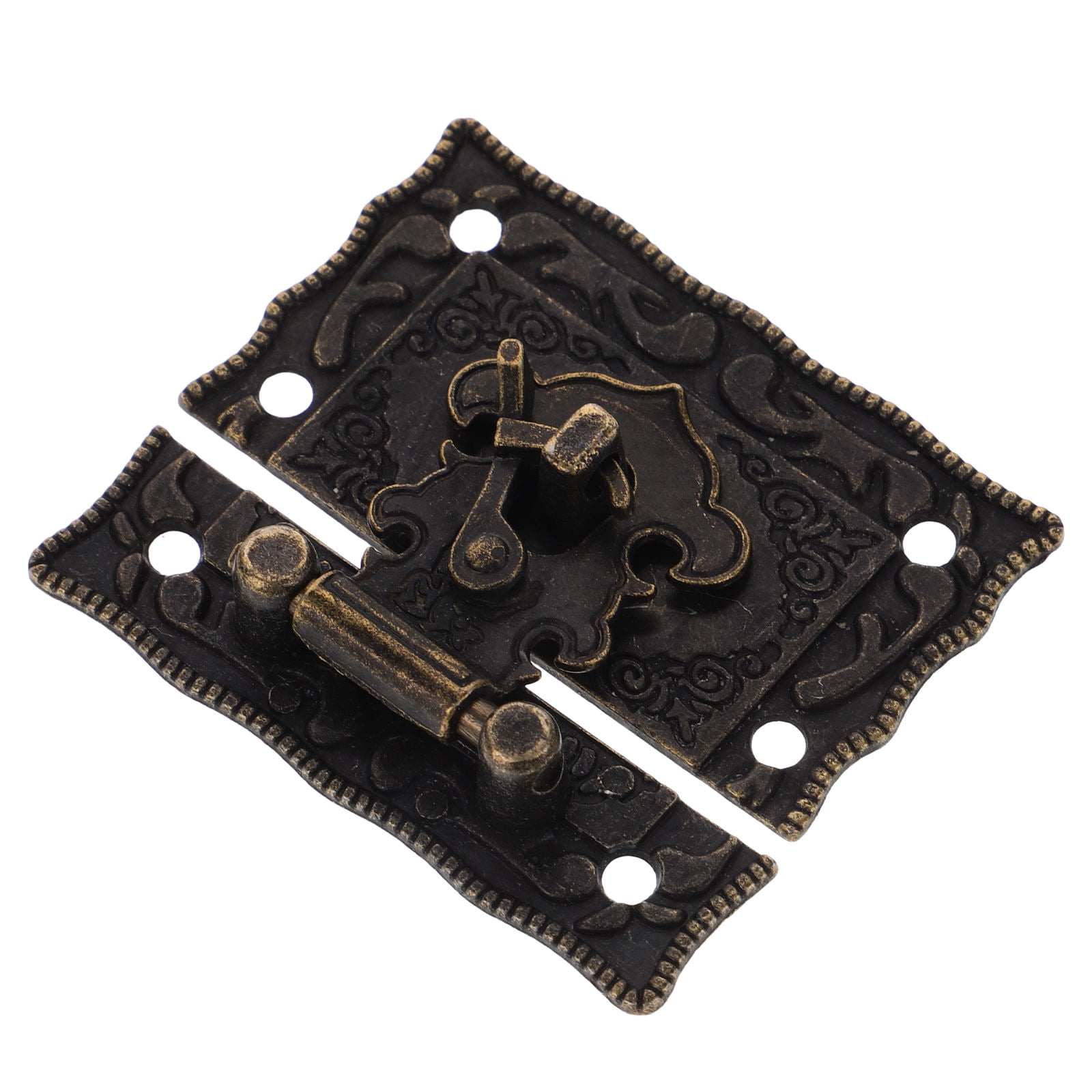 HEMOTON Metal Jewelry Box Hasp Lock Replacement Set - Chest Latch ...