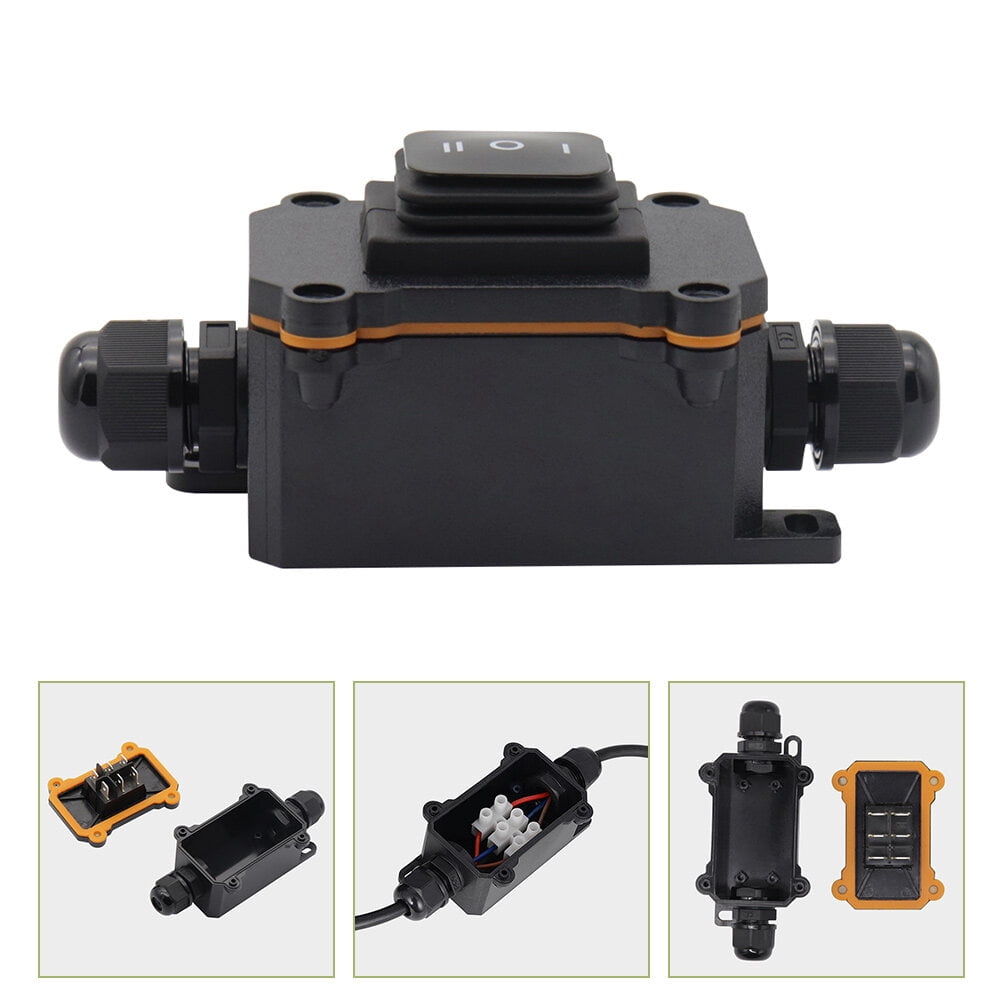 HEMOTON Junction Box With 3-gear Waterproof Electrical Box For Water ...