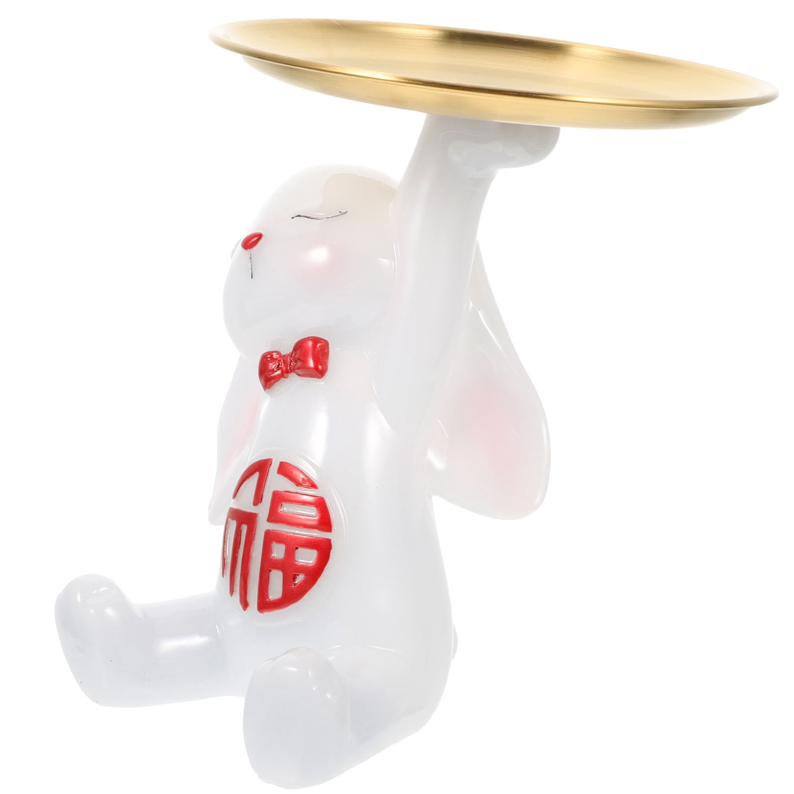 HEMOTON Key Rabbit Tray Ornaments Nightstand Decor Sundries Storage ...