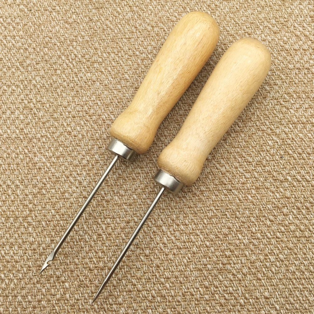 HEMOTON Khaki Sewing Awl Set with Metal Tools for Crafting and ...