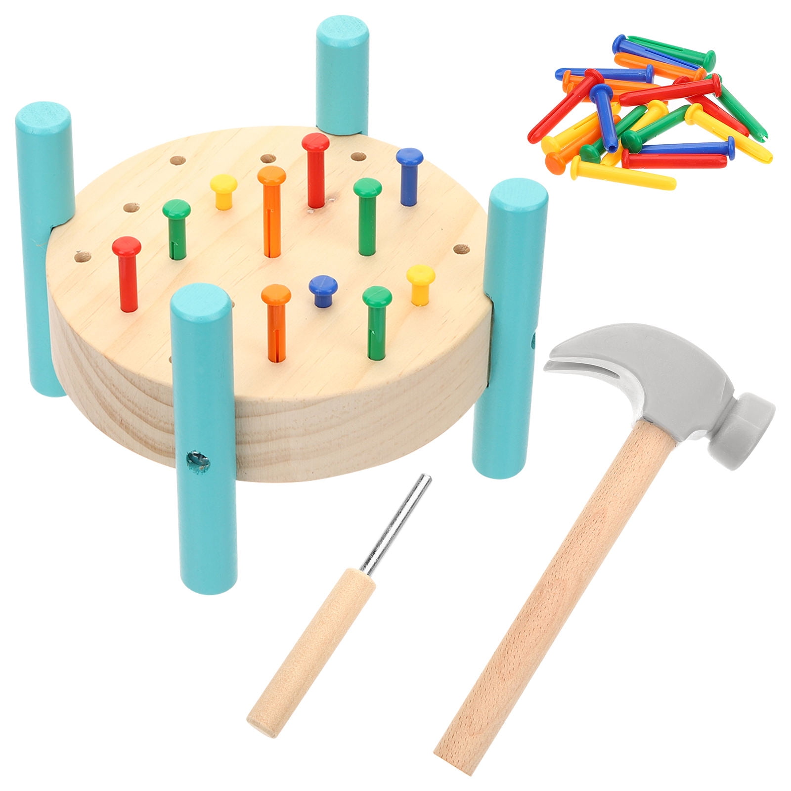 HEMOTON Kids Hammer Toy Fine Polishing Toy Toddler 19x19cm - Walmart.com