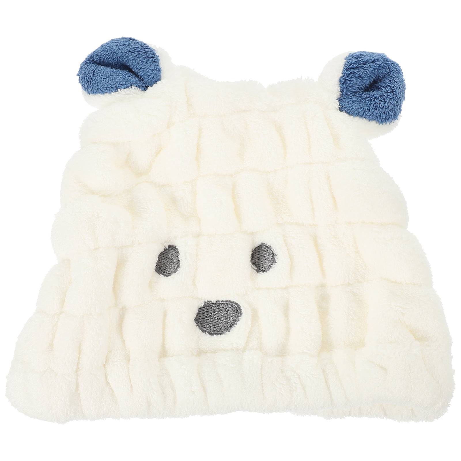 HEMOTON Kids Shower Caps Hair Towel Hats Cotton Child White - Walmart.com