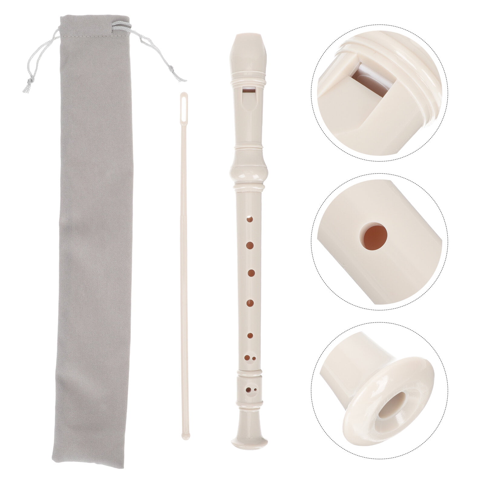 HEMOTON Kids Soprano Recorder Simple Wind Instrument Beginner Clarinet ...