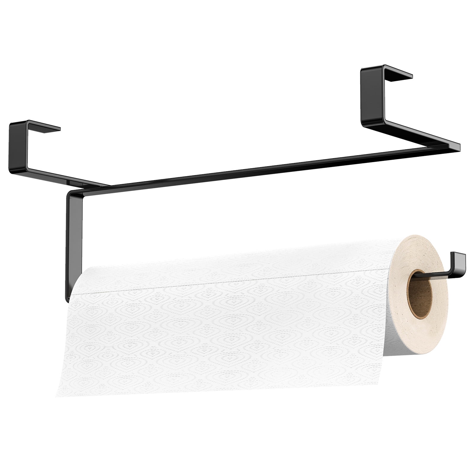 HEMOTON Kitchen Roll Paper Towel Holder Storage Rack Cabinet Cupboard ...