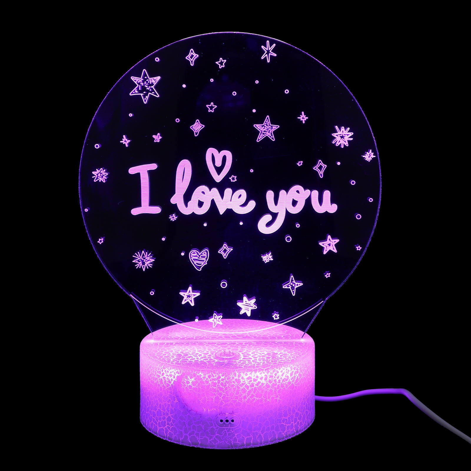Phenofice Creative Night Light Red For Living Room 1 Set 6.3x5.5x3.5in ...