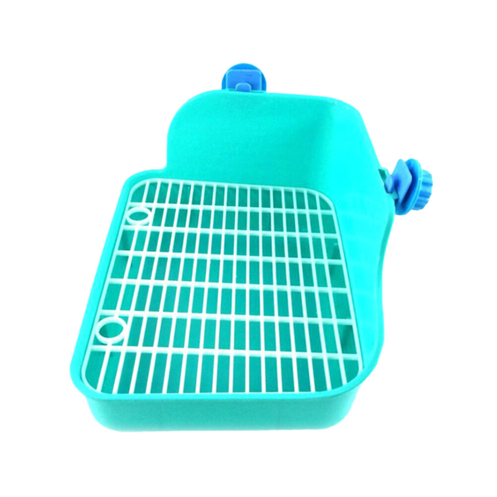 HEMOTON Lacework Potty Trainer Corner Litter Toilet for Small Animal ...