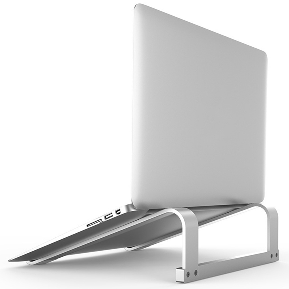 HEMOTON Laptop Computer Stand Elevated Rack Arm Raiser Travel Silver ...