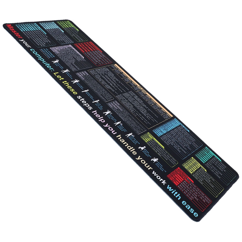 HEMOTON Large Mouse Pad With Excel And Word Anti Slip Desk Mat ...