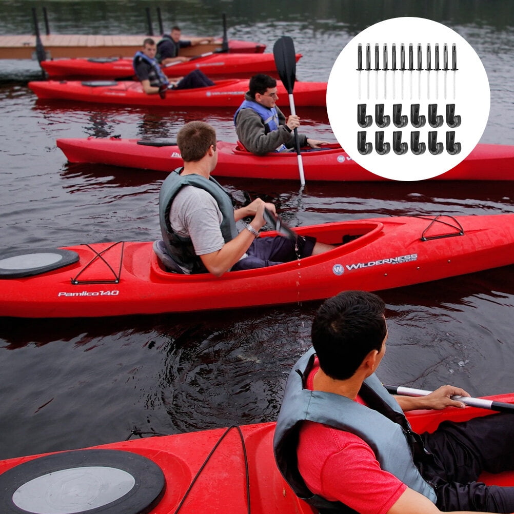 HEMOTON Lashing Hook with Rivet for Boats Kayaks Canoes Made of ...