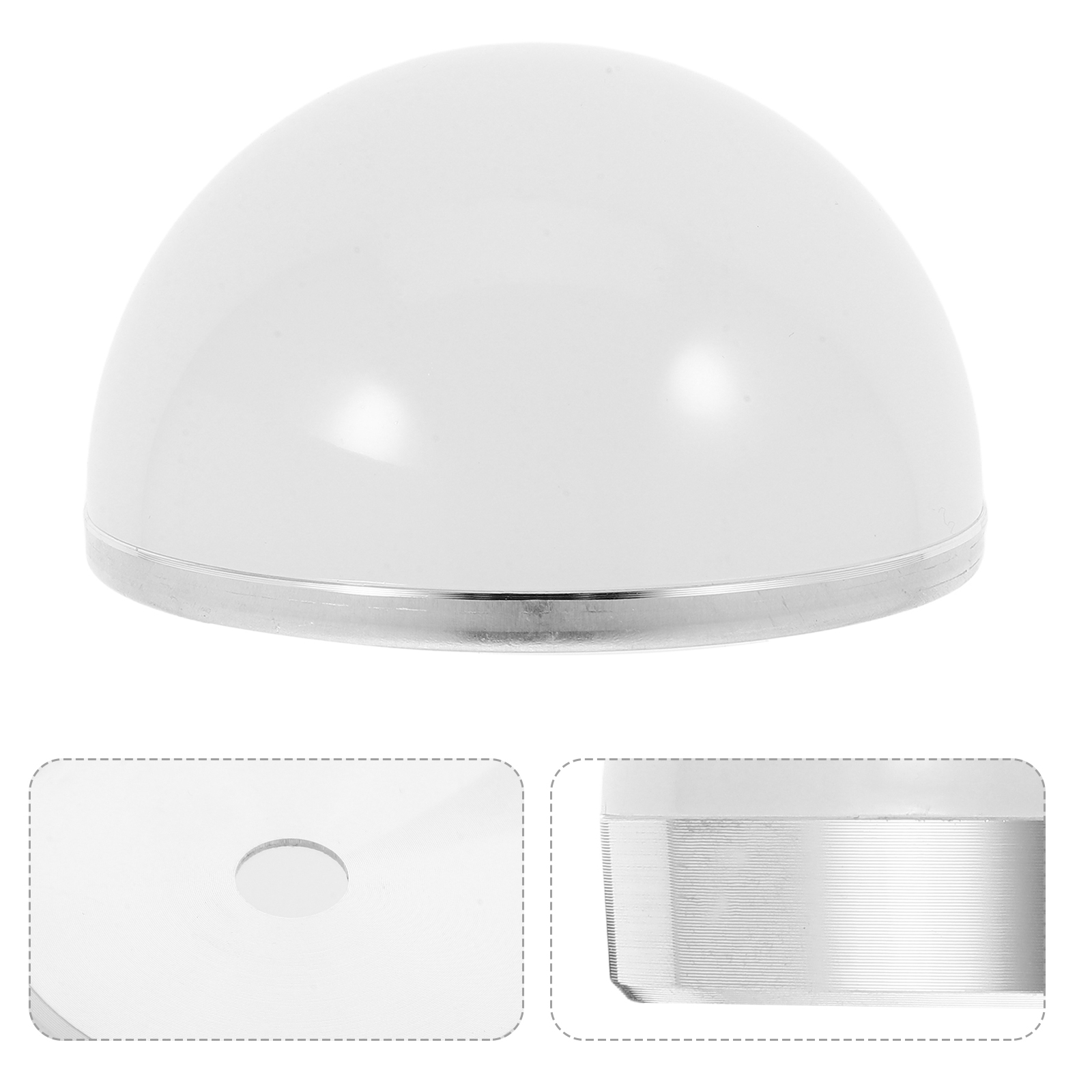 HEMOTON Led Bulb Diffuser Cover With Half Circle Anti Fog Pc Shade For ...