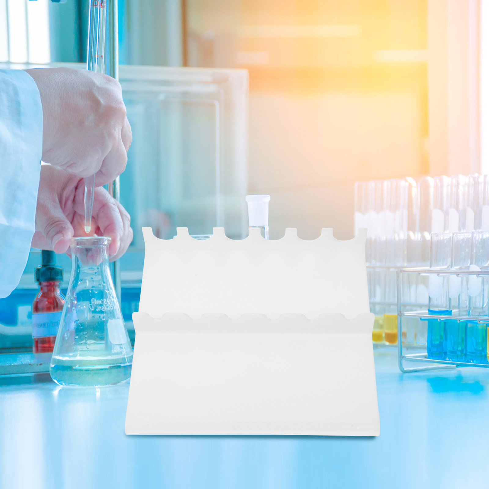 HEMOTON Linear Pipettor Rack Pipette Stand Bracket Plastic Pipette ...