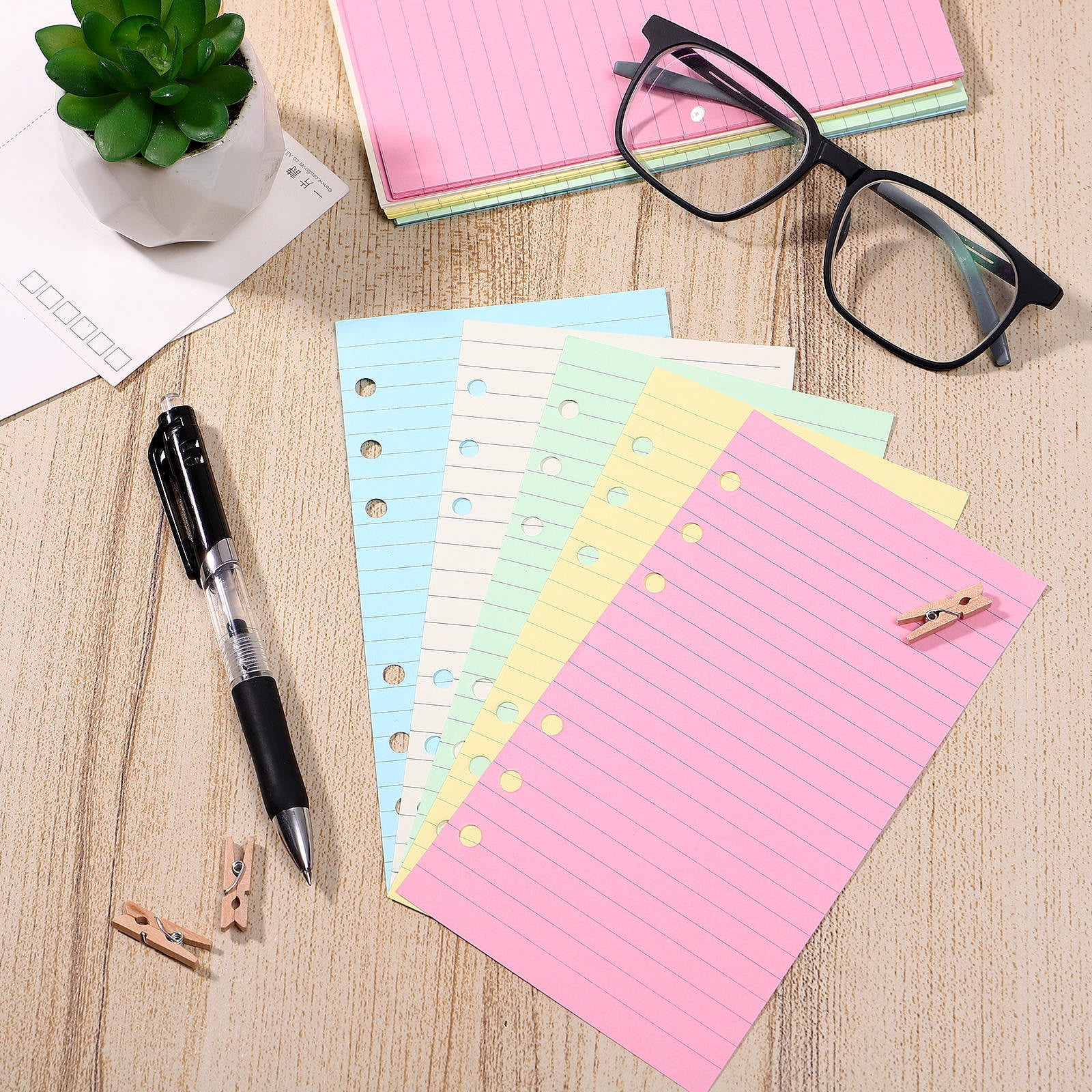 HEMOTON Lines Six Punch Planner Paper Fountain Pen Friendly Tolerable ...