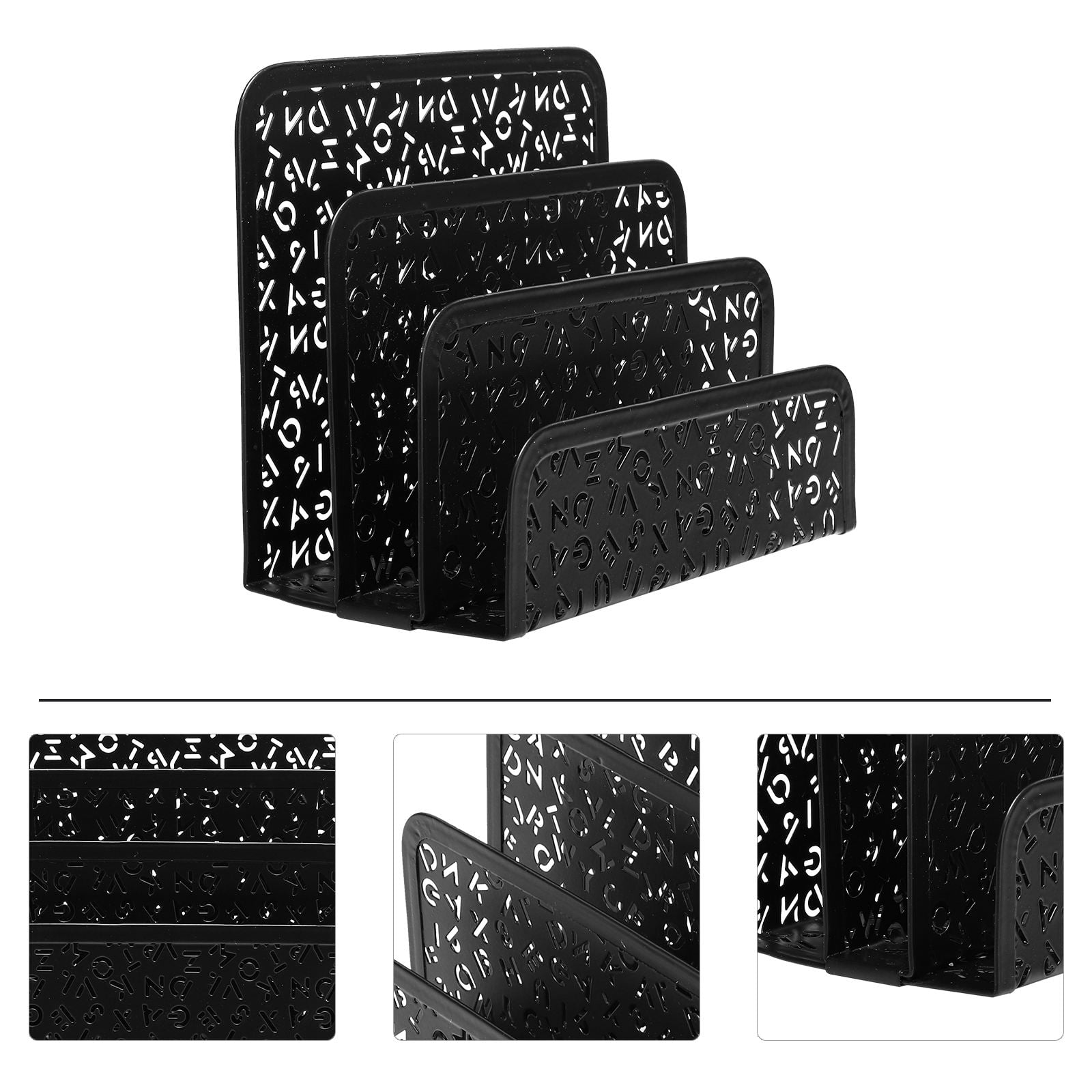 HEMOTON Magazine Letter Storage Iron Envelope Rack Office - Walmart.com