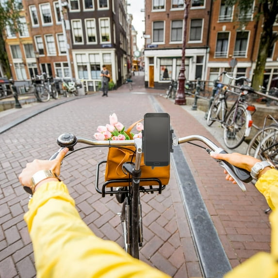 HEMOTON Magnetic Smartphone Bicycle Holder Cell Bracket for Exercise ...