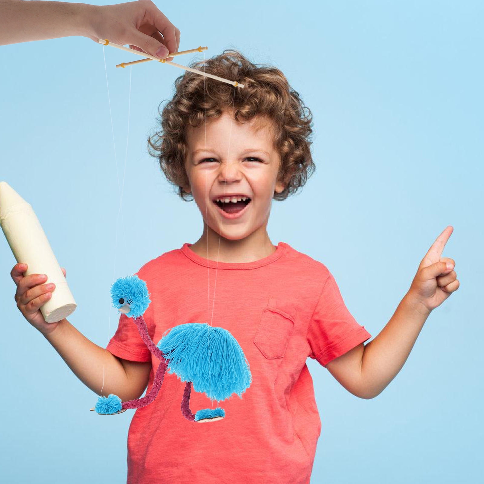 HEMOTON Marionette Puppets Marionettes Yarn Baby Doll Kids Toys Child ...