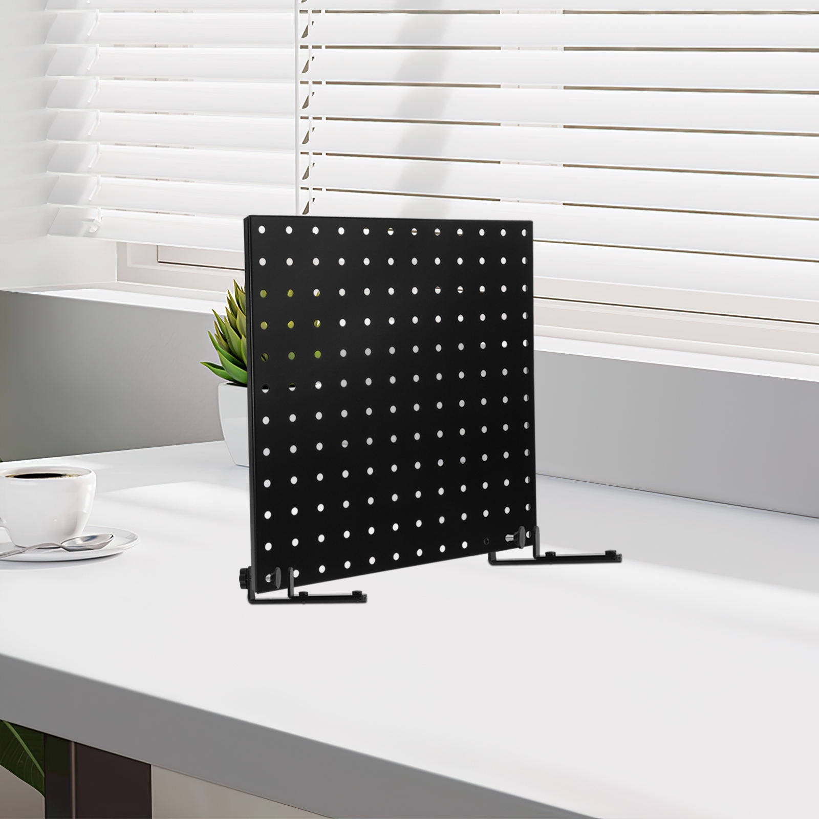 HEMOTON Masteelf 1 Pair Metal Pegboard Desk Stand for Edge Mounting ...