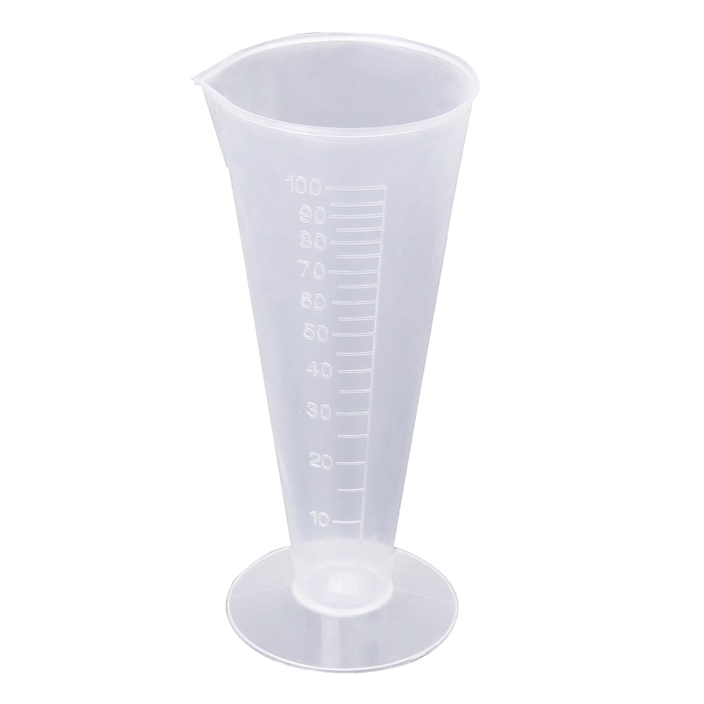 HEMOTON Measuring Beaker 100ml Kitchen Laboratory Grade Transparent PP Material Lightweight 56mm ...