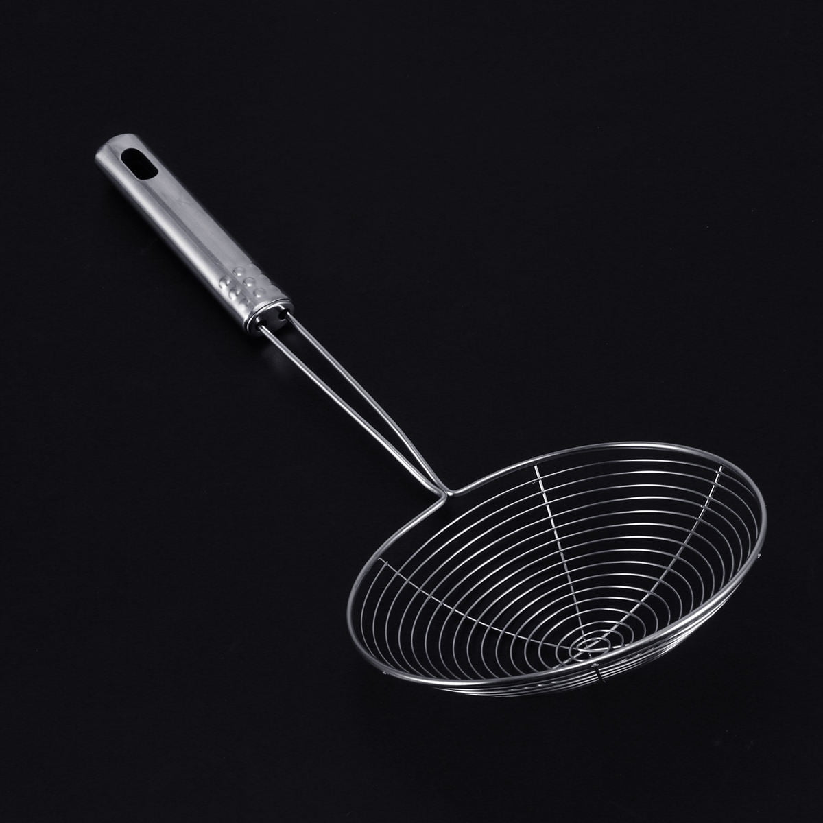 HEMOTON Mesh Strainer Stainless Steel Colander Ladle for Noodles Spiral ...
