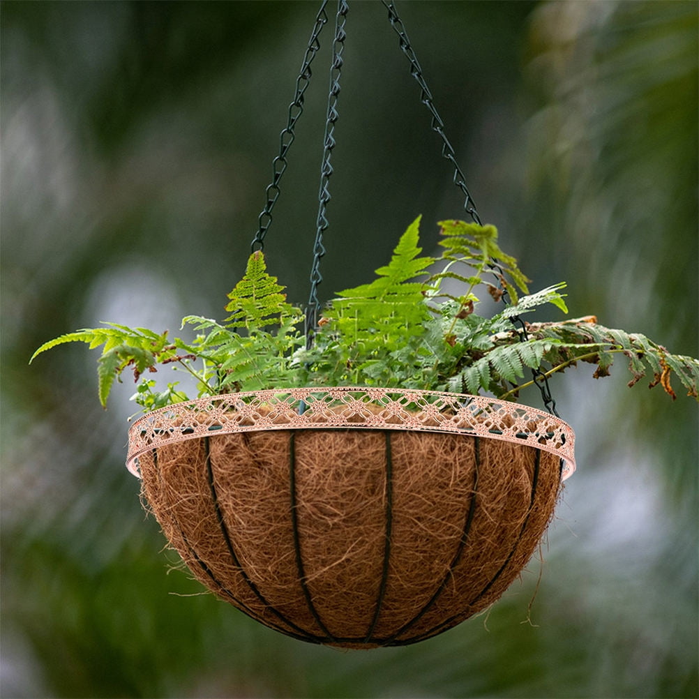 HEMOTON Metal Floral Hoop Centerpiece Stand Round Metal Hanging Planter ...