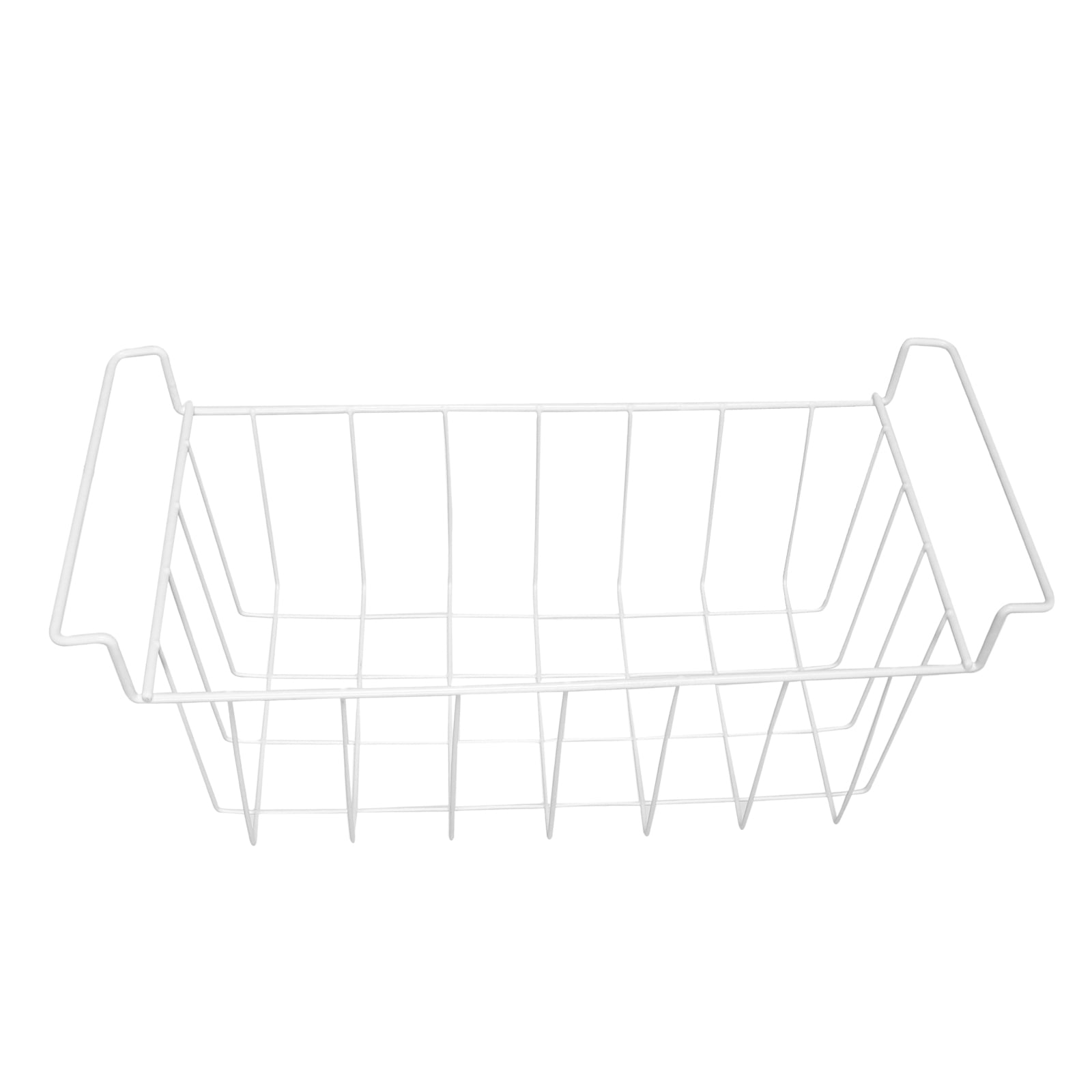 RENACLIPY Freezer Wire Storage Basket White Iron For Efficient ...