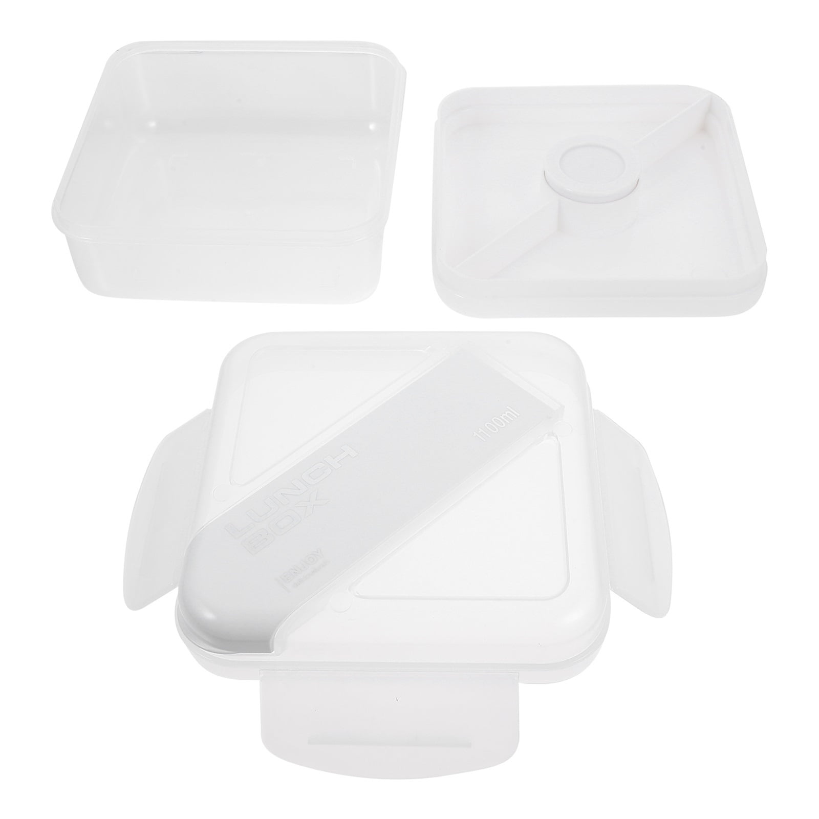 COOPHYA Rectangle Lunch Boxes Multi-Function for Adults on Travel 1Pcs ...