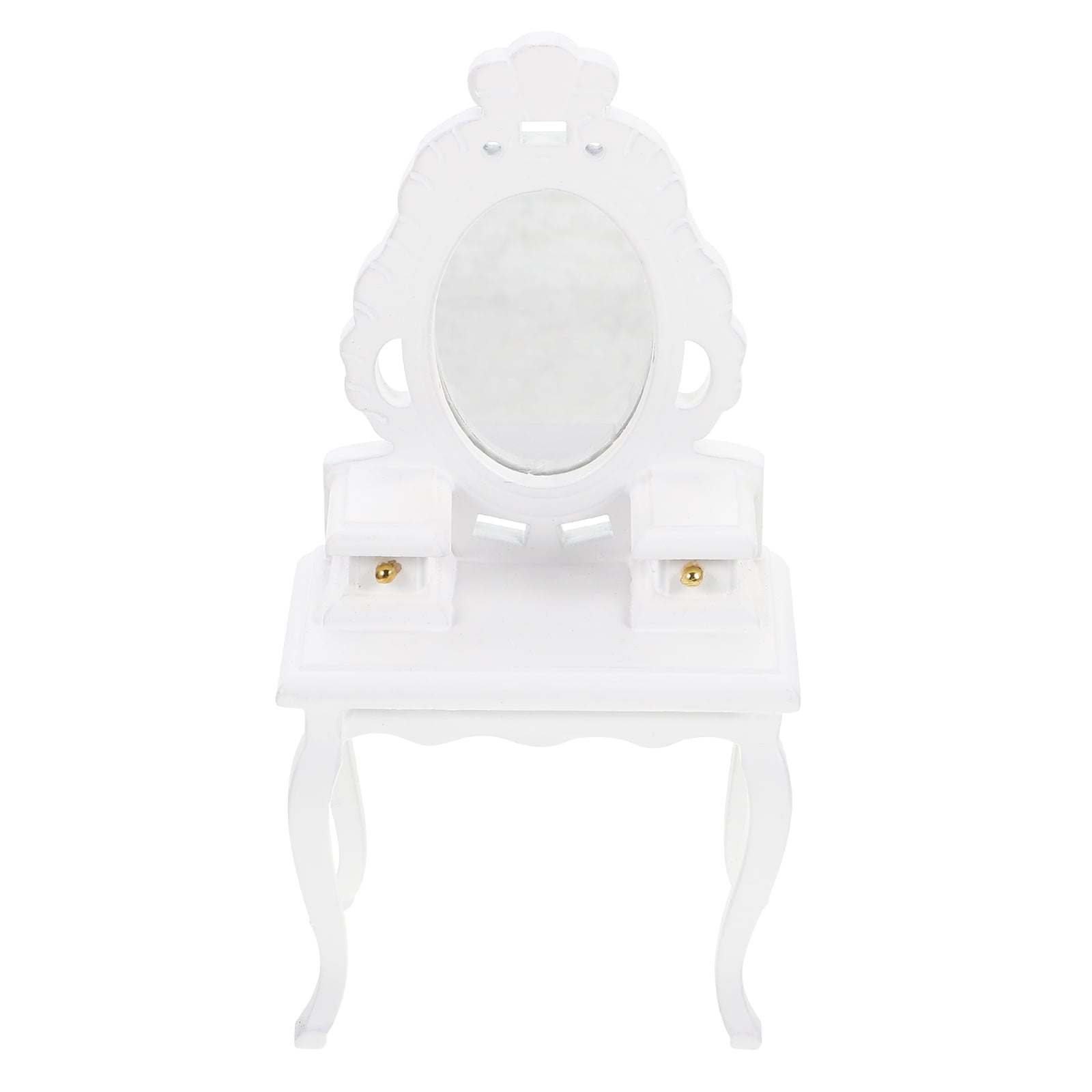 HEMOTON Miniature Dressing Table Model for Dollhouse, Small Decorative ...