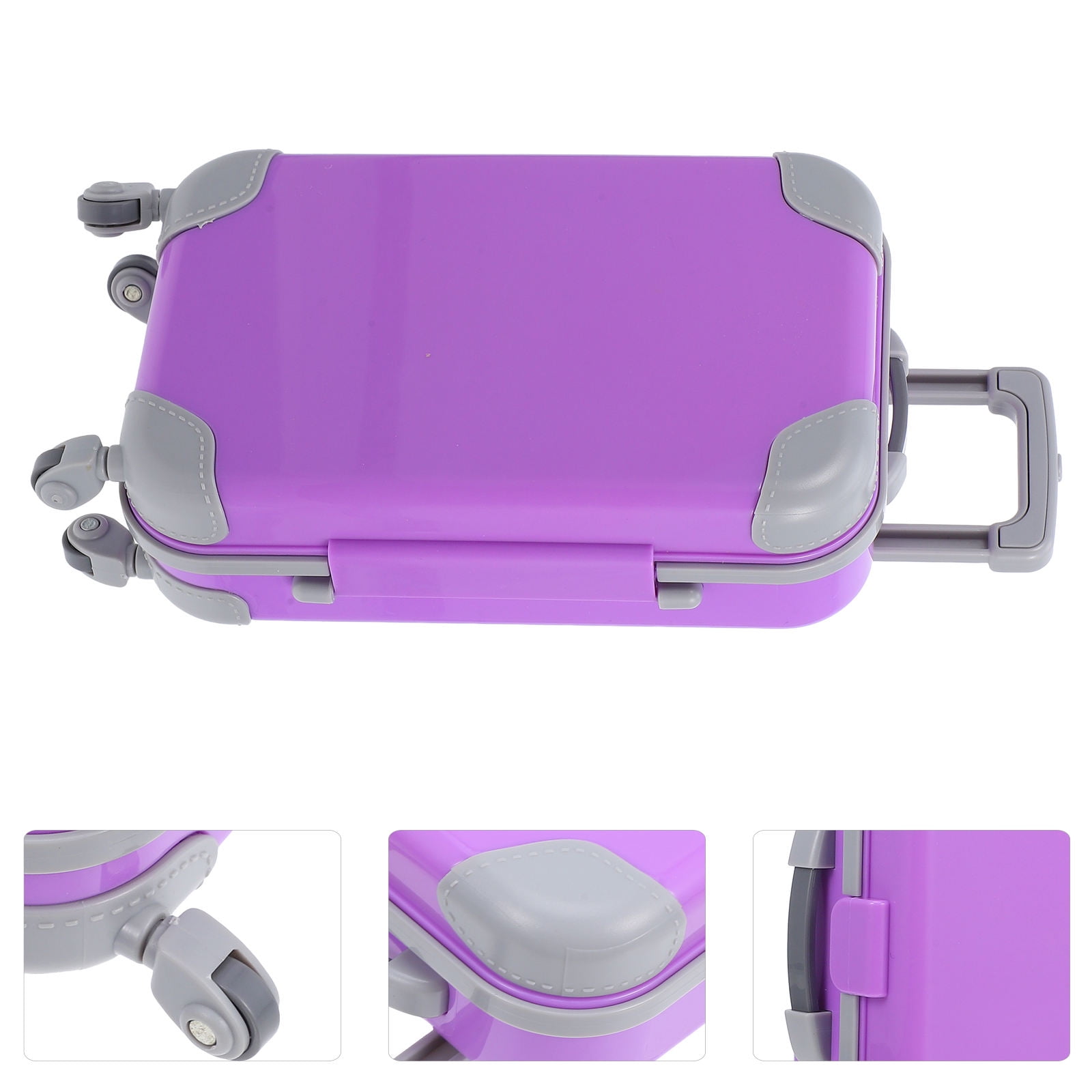 HEMOTON Mini House Suitcase Doll House Travel Suitcase Mini Luggage ...