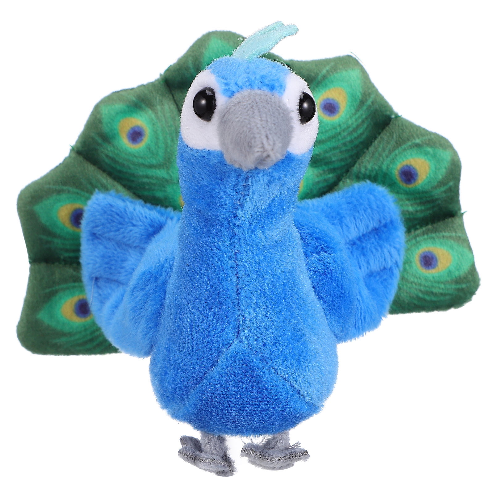 HEMOTON Mini Peacock Finger Puppet Toy Storytelling Animal Hand Puppet ...