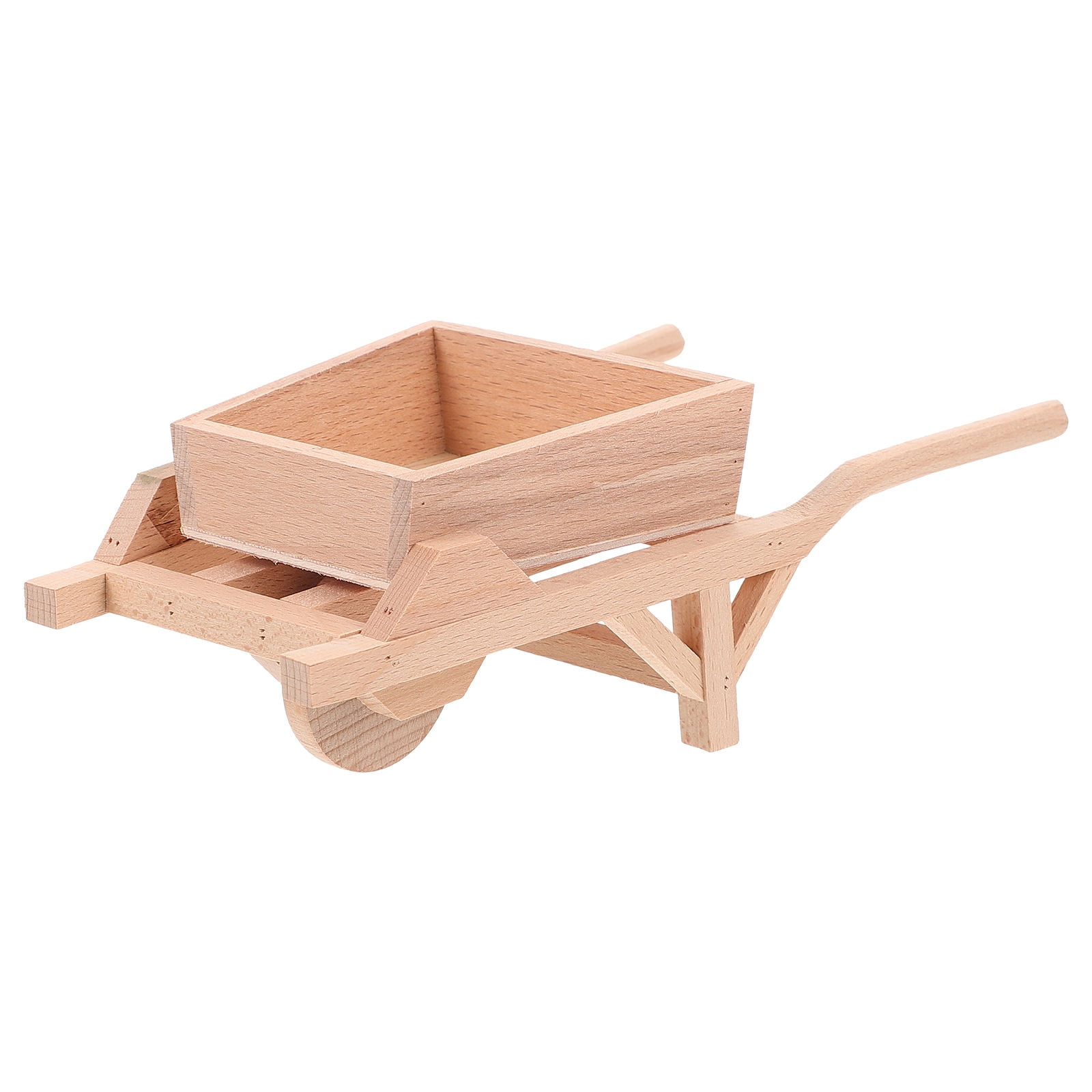 HEMOTON Mini Wheelbarrow Miniature Gardening Tool Landscaping Child ...