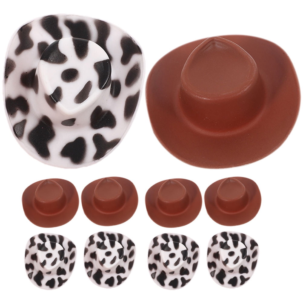 HEMOTON Miniature Doll Hats for Cosplay Use Made of Plastic Assorted ...